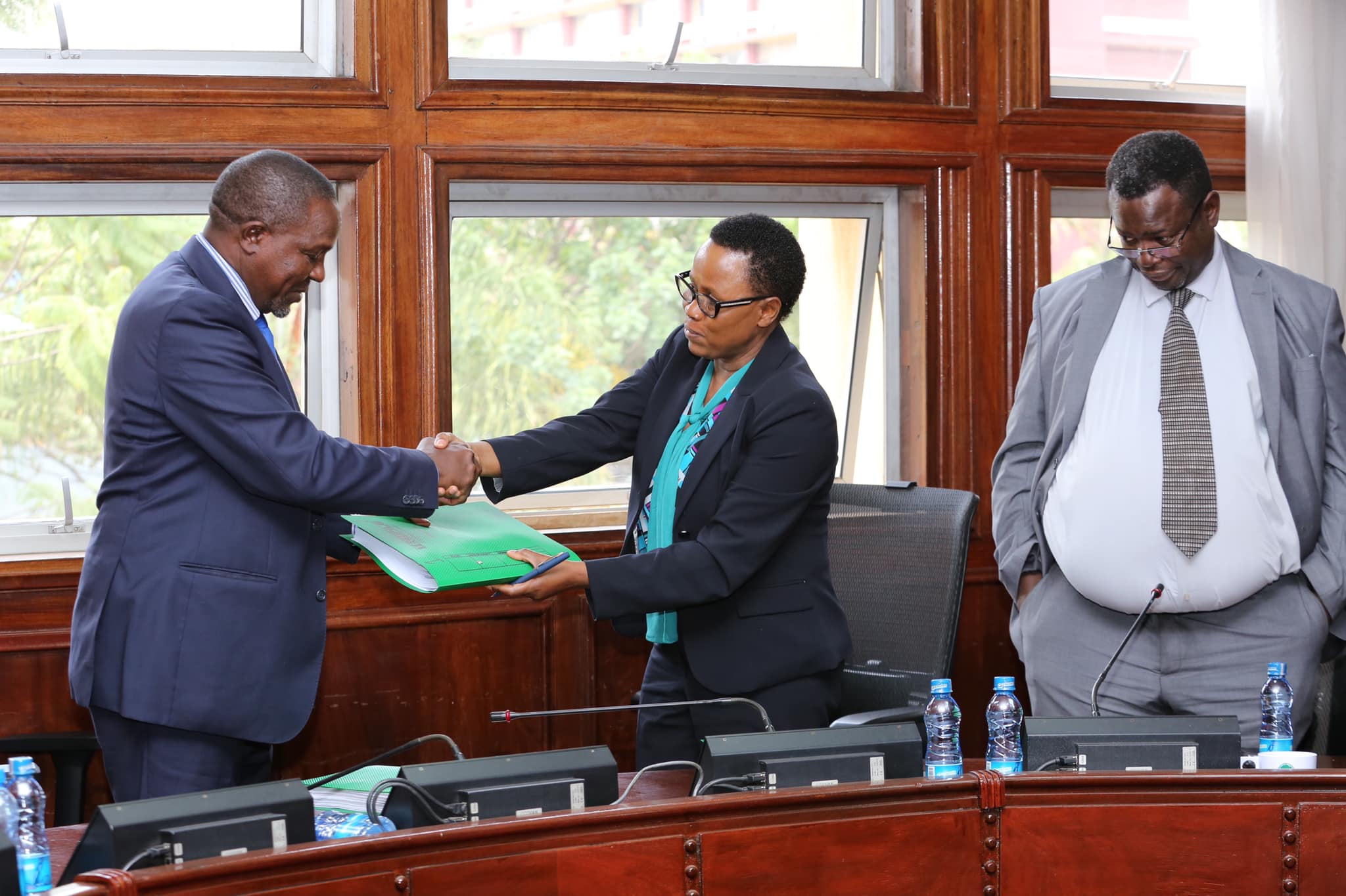 Change of Guard at the National Assembly as Clerk Sialai hands over ...